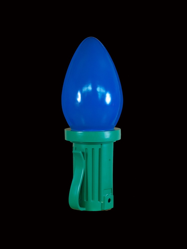 6' GIANT SOLID & UNLIGHTED CHRISTMAS LIGHT BULBS