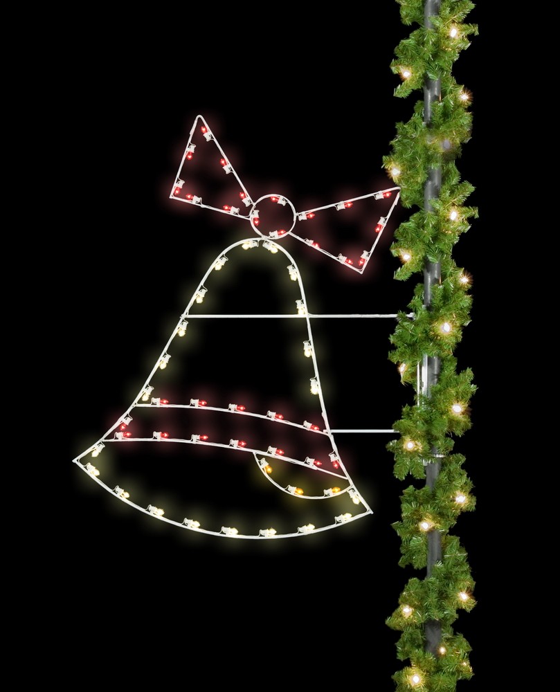 SILHOUETTE CHRISTMAS BELL - Candles & Bells - Pole Mounted Displays ...