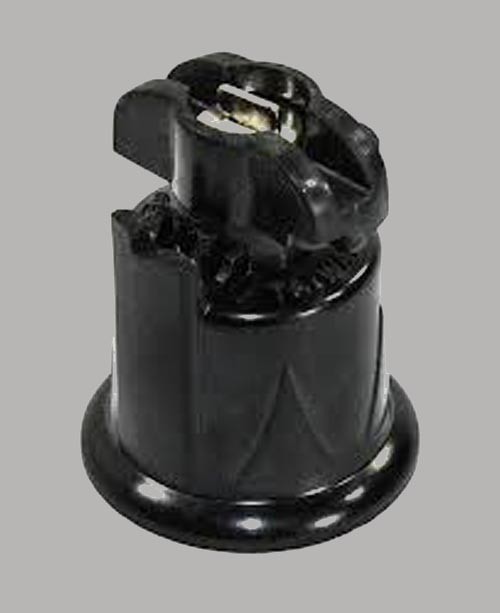 TWIST-ON PIN TYPE BAKELITE HEAVY DUTY C-9 SOCKETS